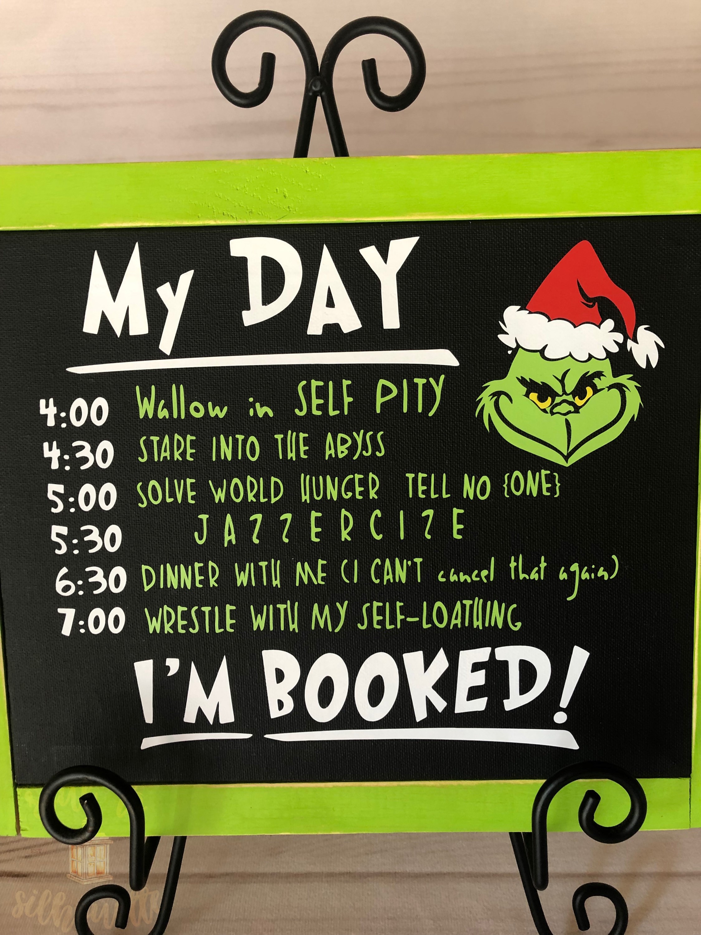 The Grinch Who Stole Christmas im Booked Sign Christmas - Etsy UK