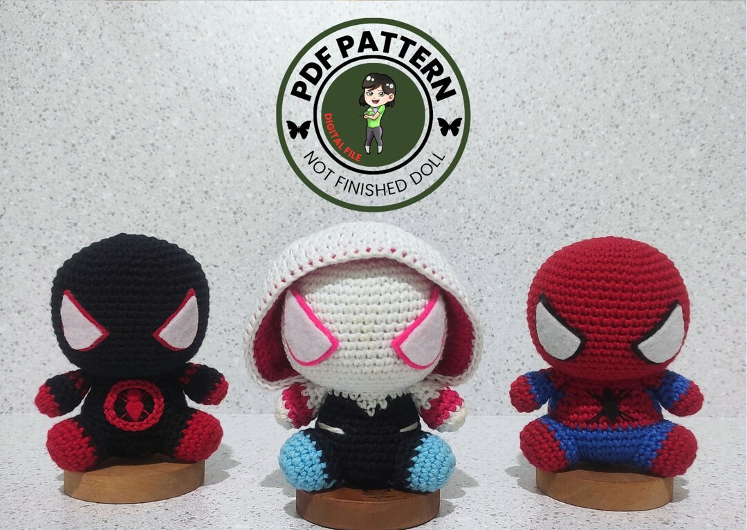 Spider Crochet Pattern Bundle: Spider-girl, Spider-kid (PDF Pattern) - Etsy