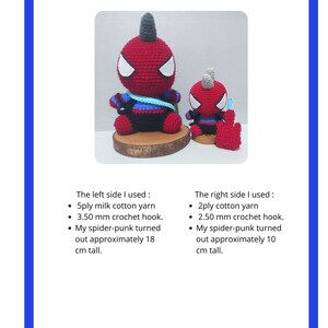 PDF PATTERN Spider-punk Crochet Pattern Spider-punk Amigurumi Digital ...