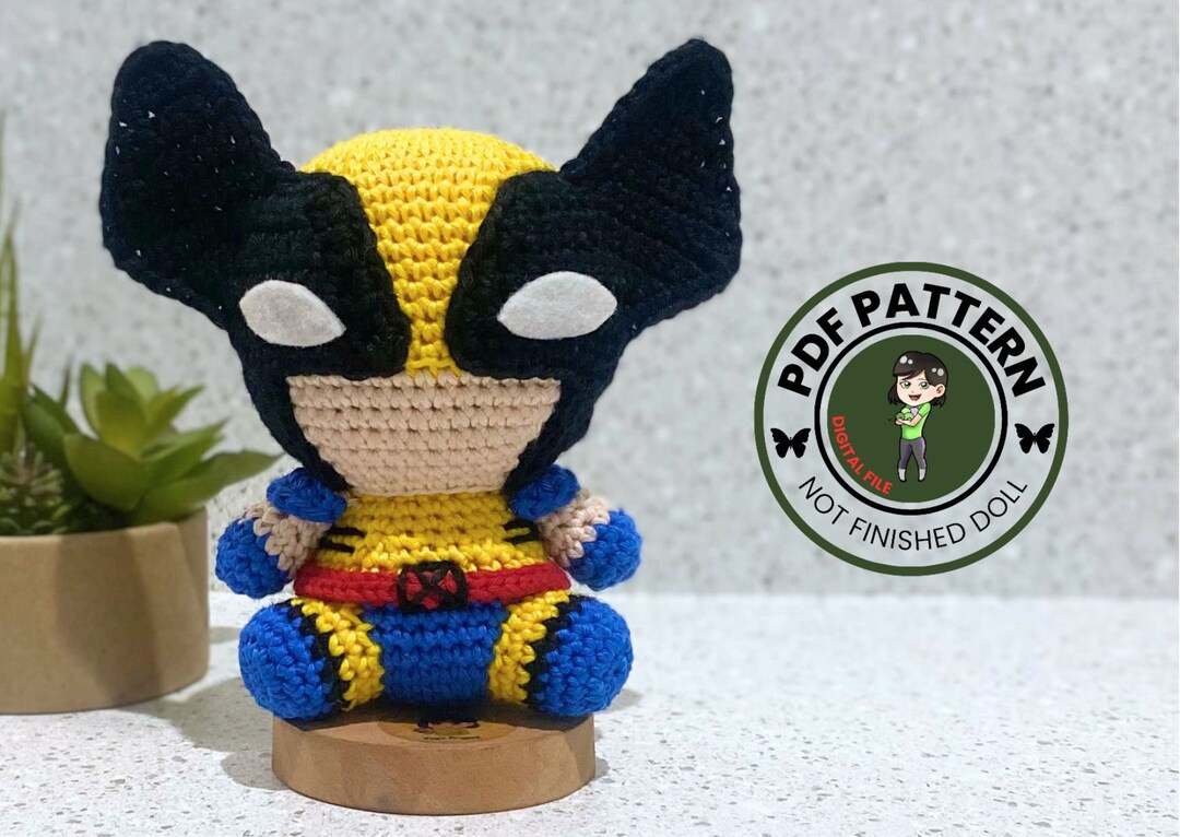 PDF Pattern - Wolf Human Crochet Pattern - Wolf Human Amigurumi ...