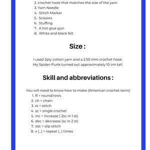 PDF PATTERN Spider-punk Crochet Pattern Spider-punk Amigurumi Digital ...