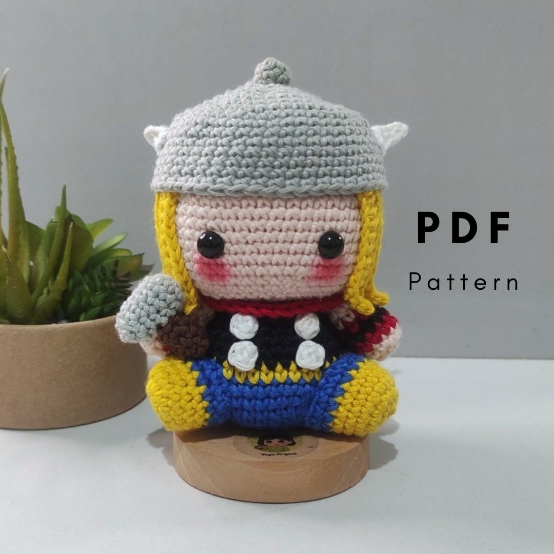 PDF PATTERN Thor Crochet Pattern Thor Amigurumi - Etsy UK