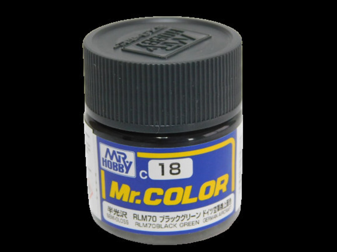 C18 Black Green German RLM 70 GSI Creos Mr Hobby Color Lacquer - Etsy