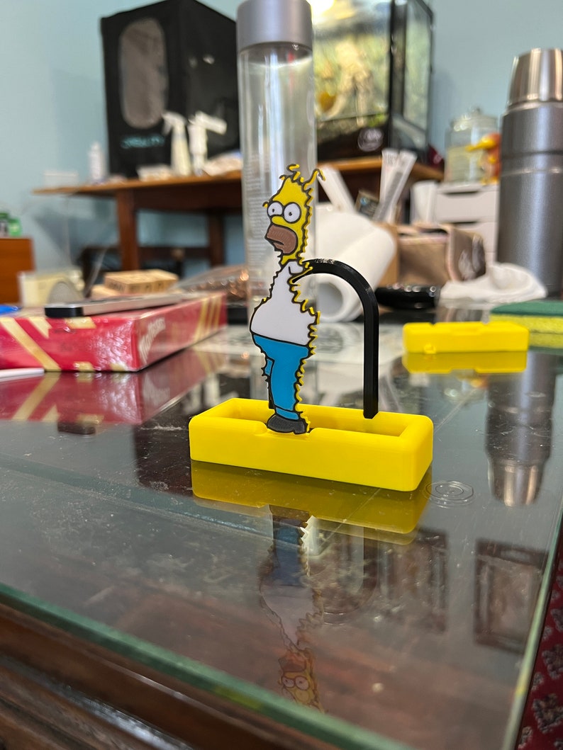 Sponge Holder "homer Simpson Backs Into the Bushes" Meme - Etsy Australia