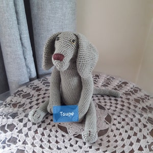 Weimaraner Crochet Dog - Etsy