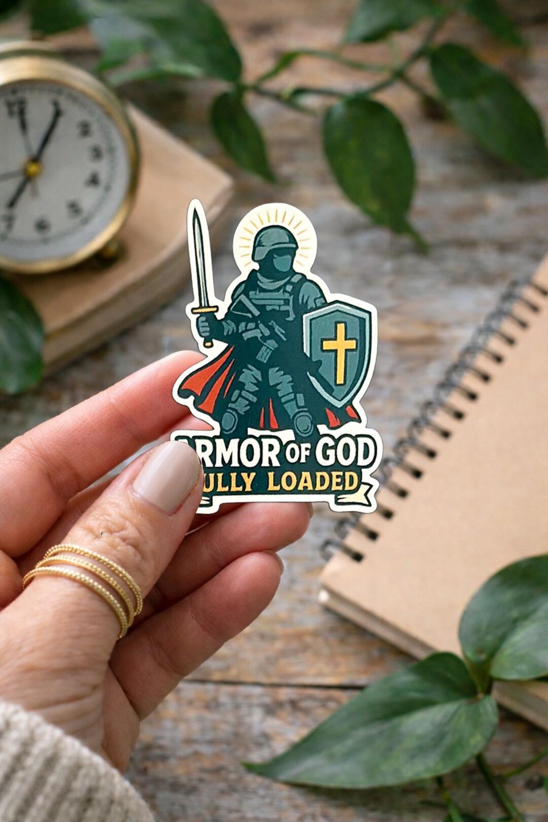 Armor God Fully Loaded Sticker | Christian Warrior | Vinyl Decal ...