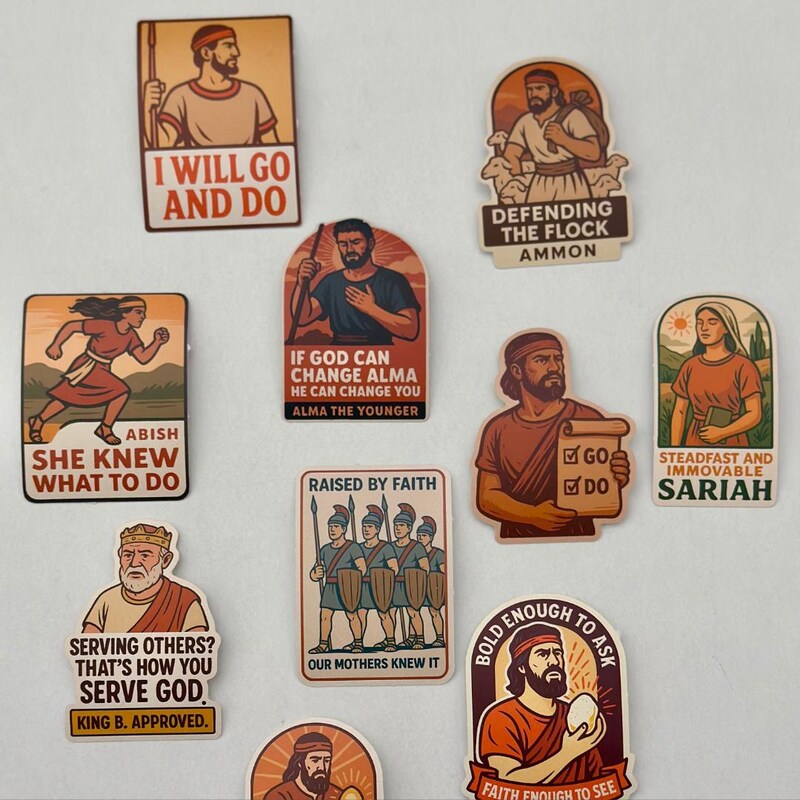 Lds Book of Mormon Sticker - Etsy