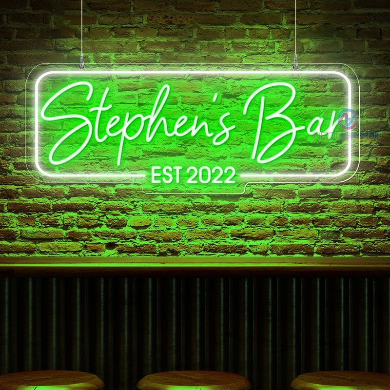 Lighted Bar Sign - Etsy