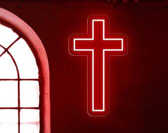 The Weeknd Neon Cross - Etsy