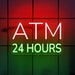 ATM Sign Open ATM Neon Sign ATM 24 Hours Sign Custom Neon Sign Led Atm ...
