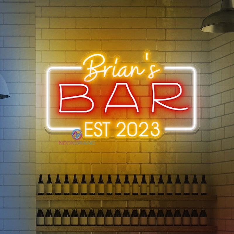Custom Bar Sign - Etsy
