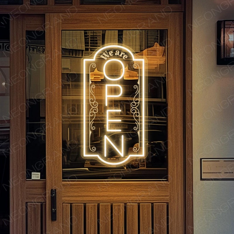 Neon Restaurant Open Signs - Etsy