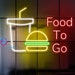 Food to Go Neon Sign Fast Food LED Neon Sign Custom Restaurant Neon ...