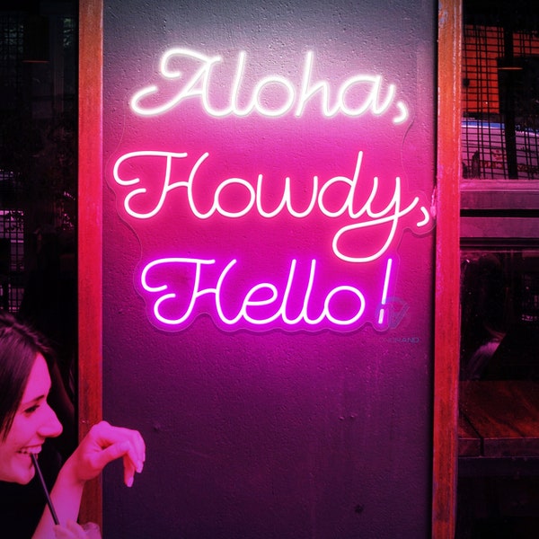 Aloha Neon Sign - Etsy