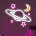 Celestial Neon Sign Sun and Moon Neon Sign Planet Neon Sign | Etsy
