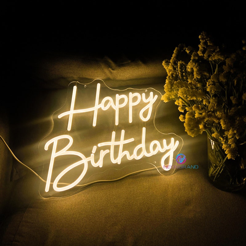 Happy Birthday Sign - Etsy