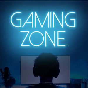 Game Zone Neon Sign Game LED Light Game Room Decor Game Room Neon Sign ...
