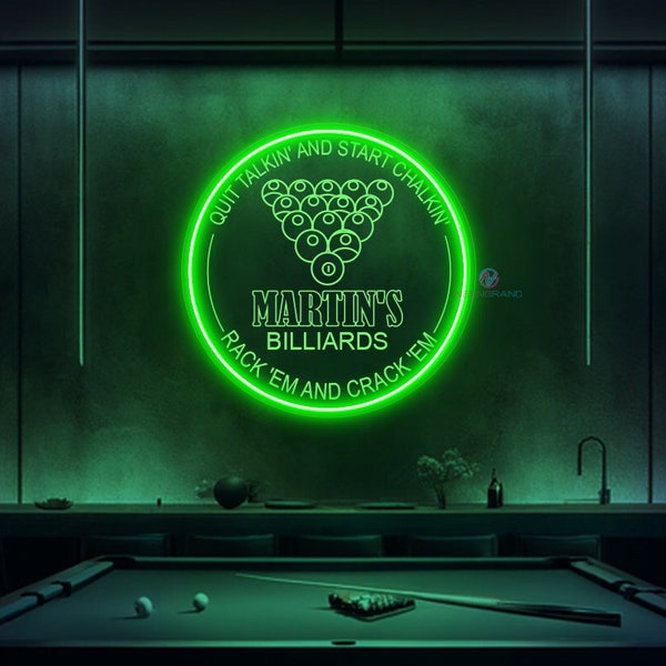 Billiards Sign - Etsy