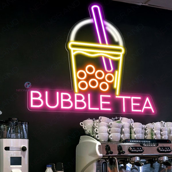Bubble Tea Neon Lights - Etsy