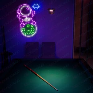Astronaut Neon Sign Space Neon Sign, Neon Sign Art Neon Lights Neon ...
