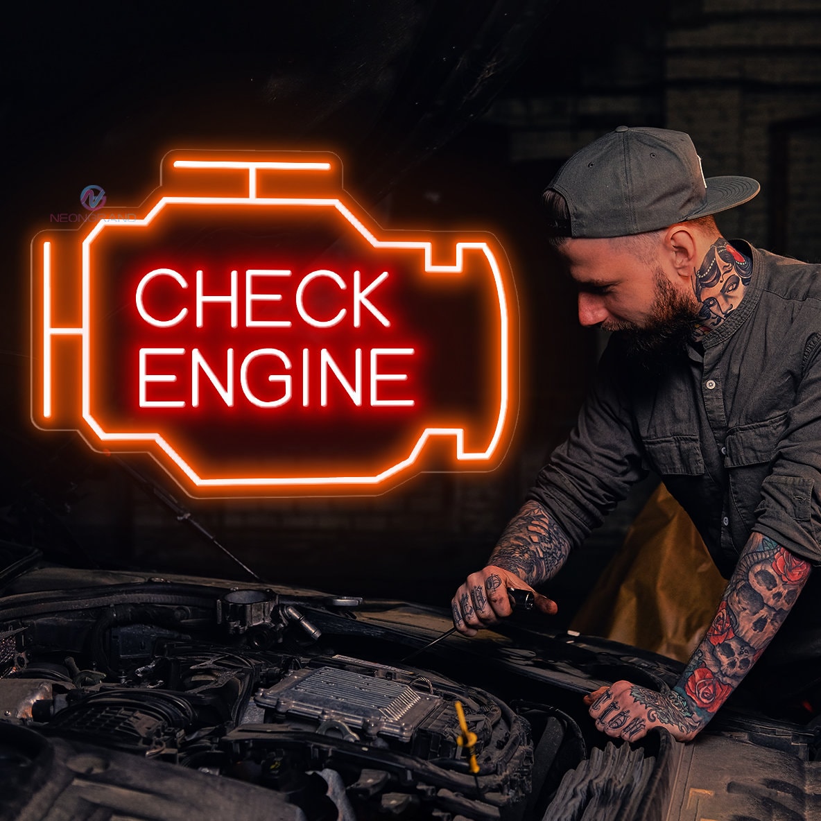Neon Check Engine Light Sale | varsana.com