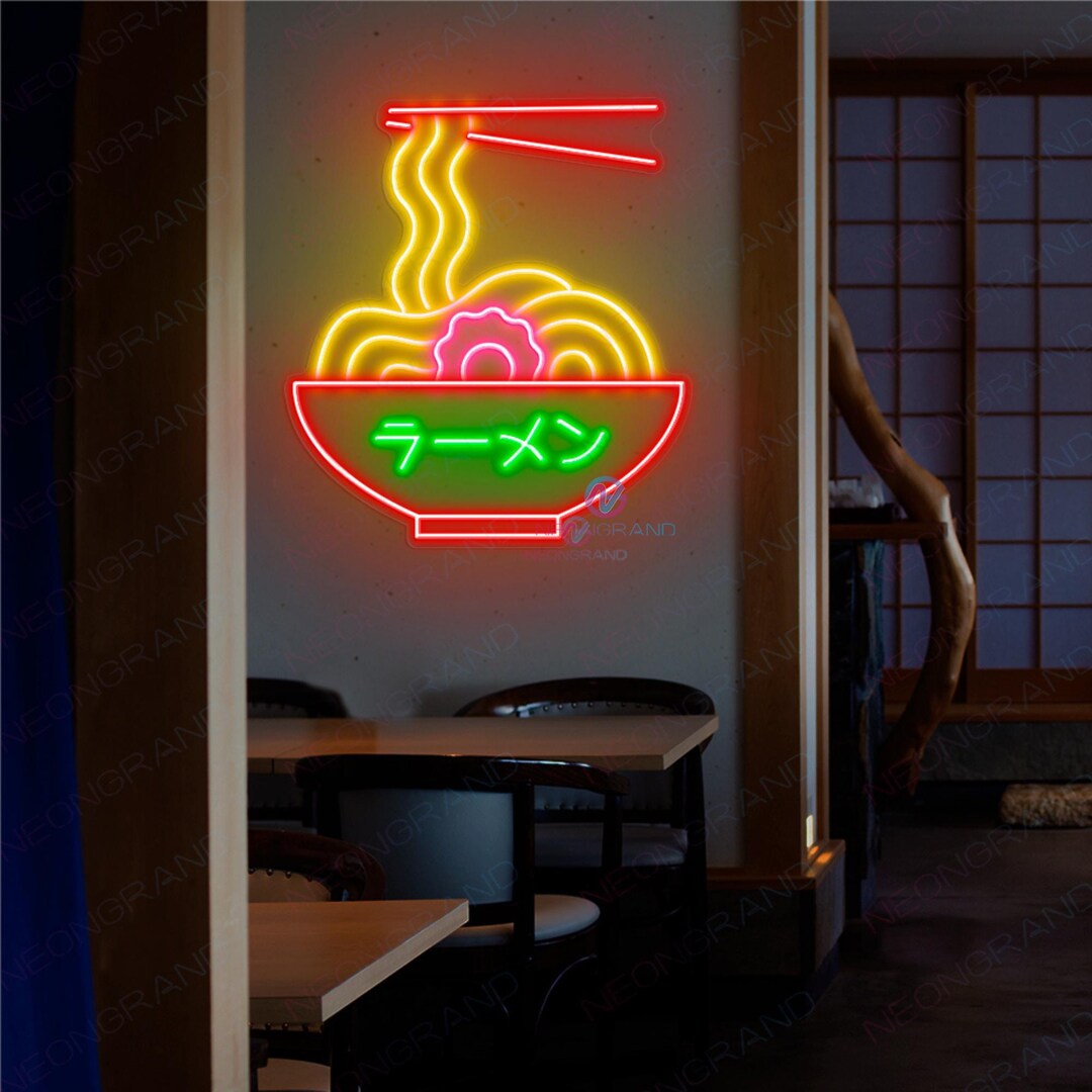 Neon Ramen Sign Ramen Neon Sign Ramen Bowl Neon Sign Japanese Neon Sign ...