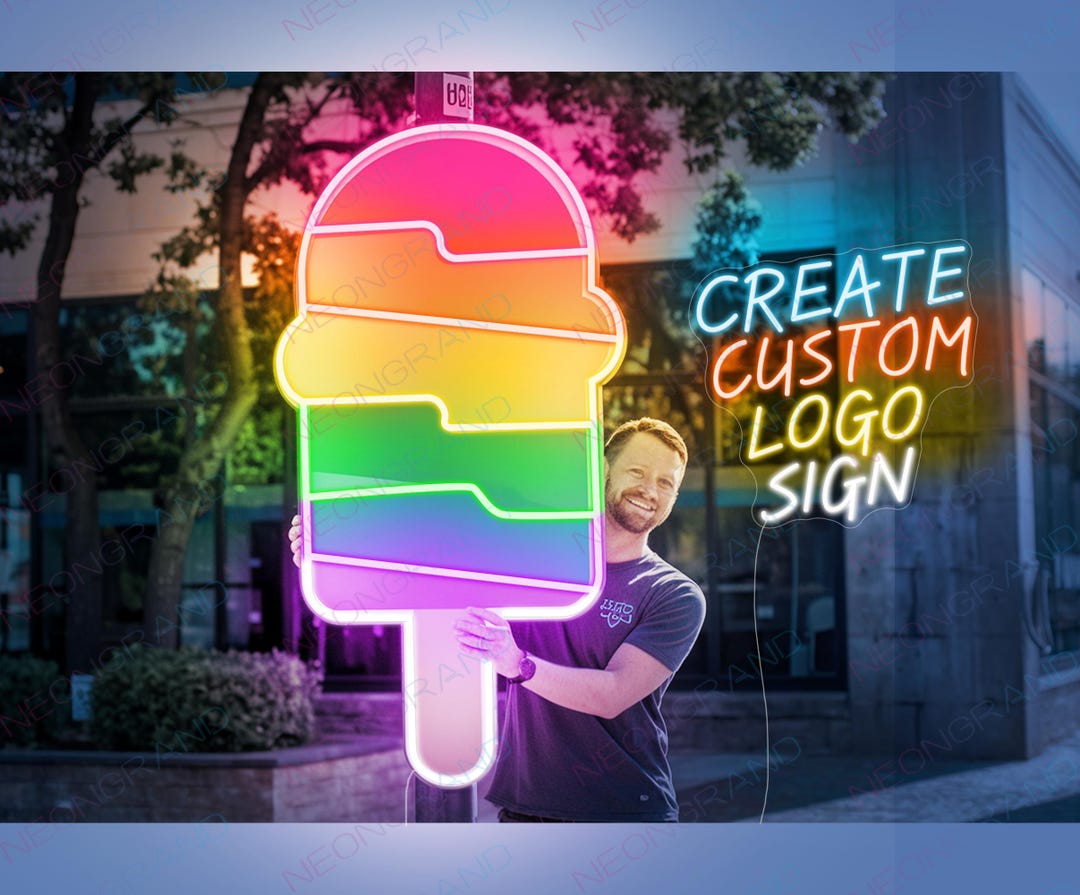Custom Neon Sign Neon Logo Sign Personalized Neon Sign for A Business ...