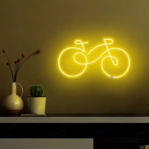 Bicycle Neon Sign, Neon Bike Sign, LED Bike Bicycle Neon Sign, Bicycle ...