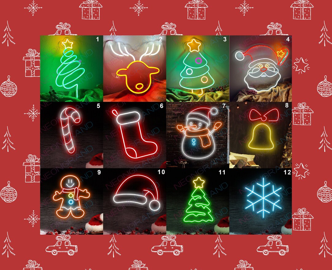 Christmas Neon Sign, Christmas LED Neon Sign, Christmas Decor ...