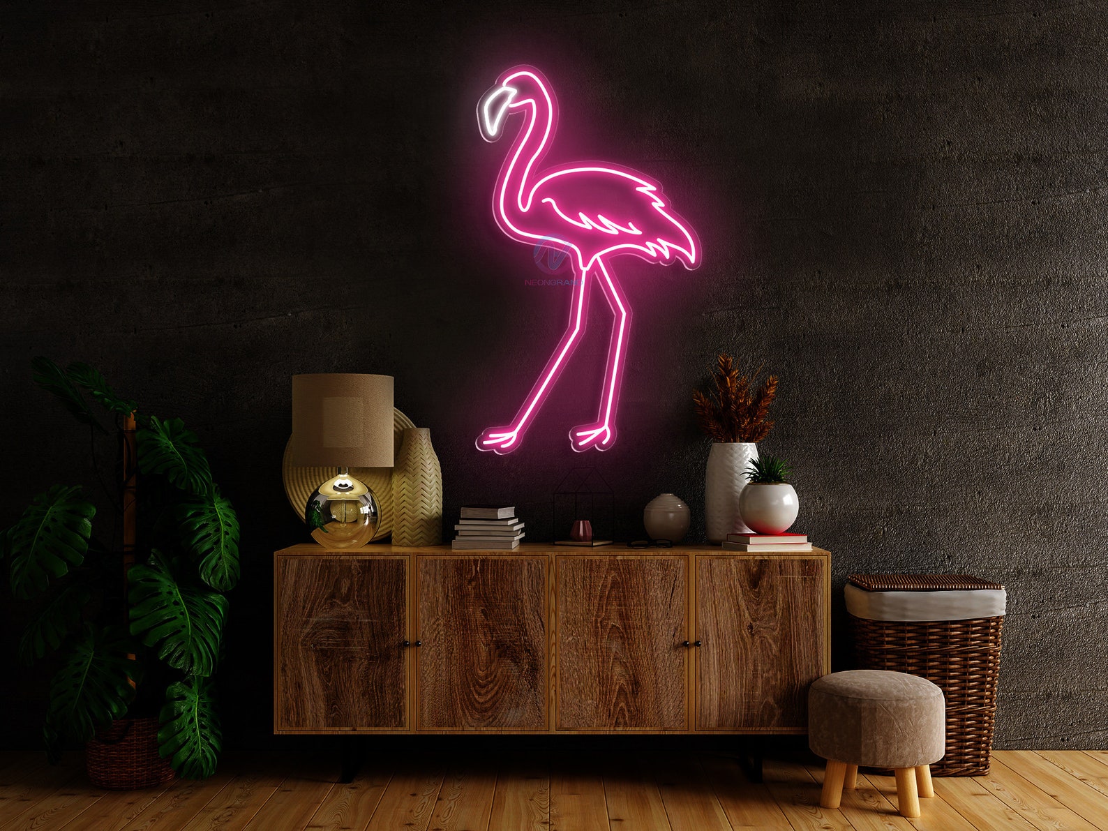 Flamingo Neon Sign Flamingo Neon Light Flamingo LED Light - Etsy