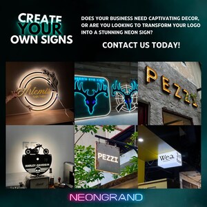 Donut Neon Sign Donut LED Light Doughnut Sign Food Neon Sign Kitchen ...