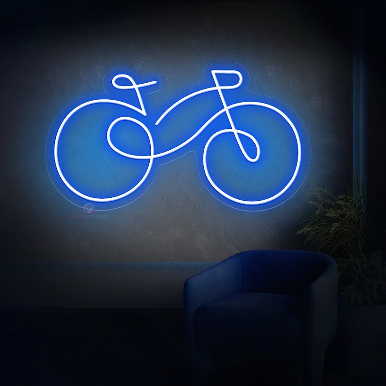 Bicycle Neon Sign Neon Bike Sign LED Bike Bicycle Neon Sign - Etsy