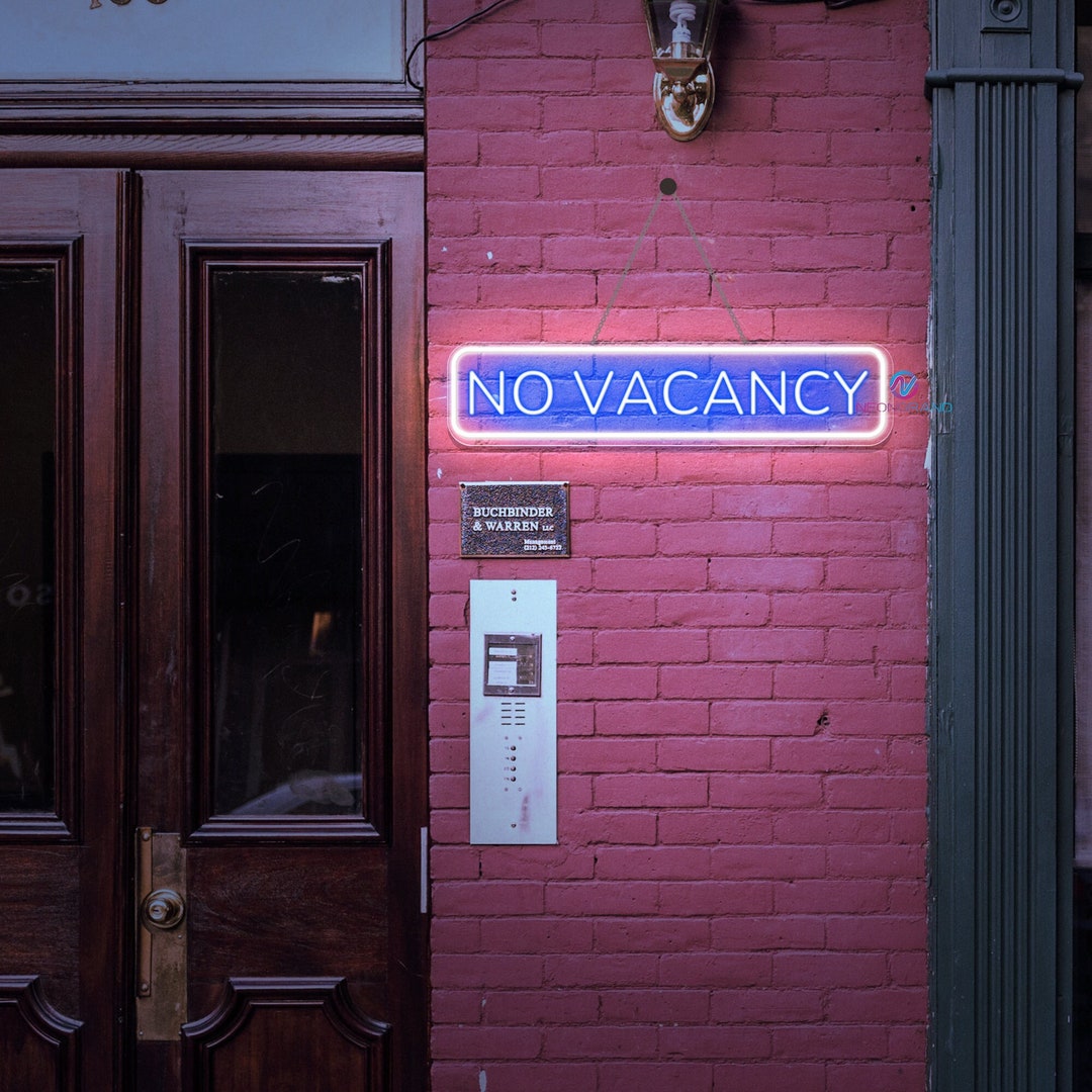 No Vacancy Sign No Vacancy Lighted Sign No Vacancy LED Light No Vacancy ...