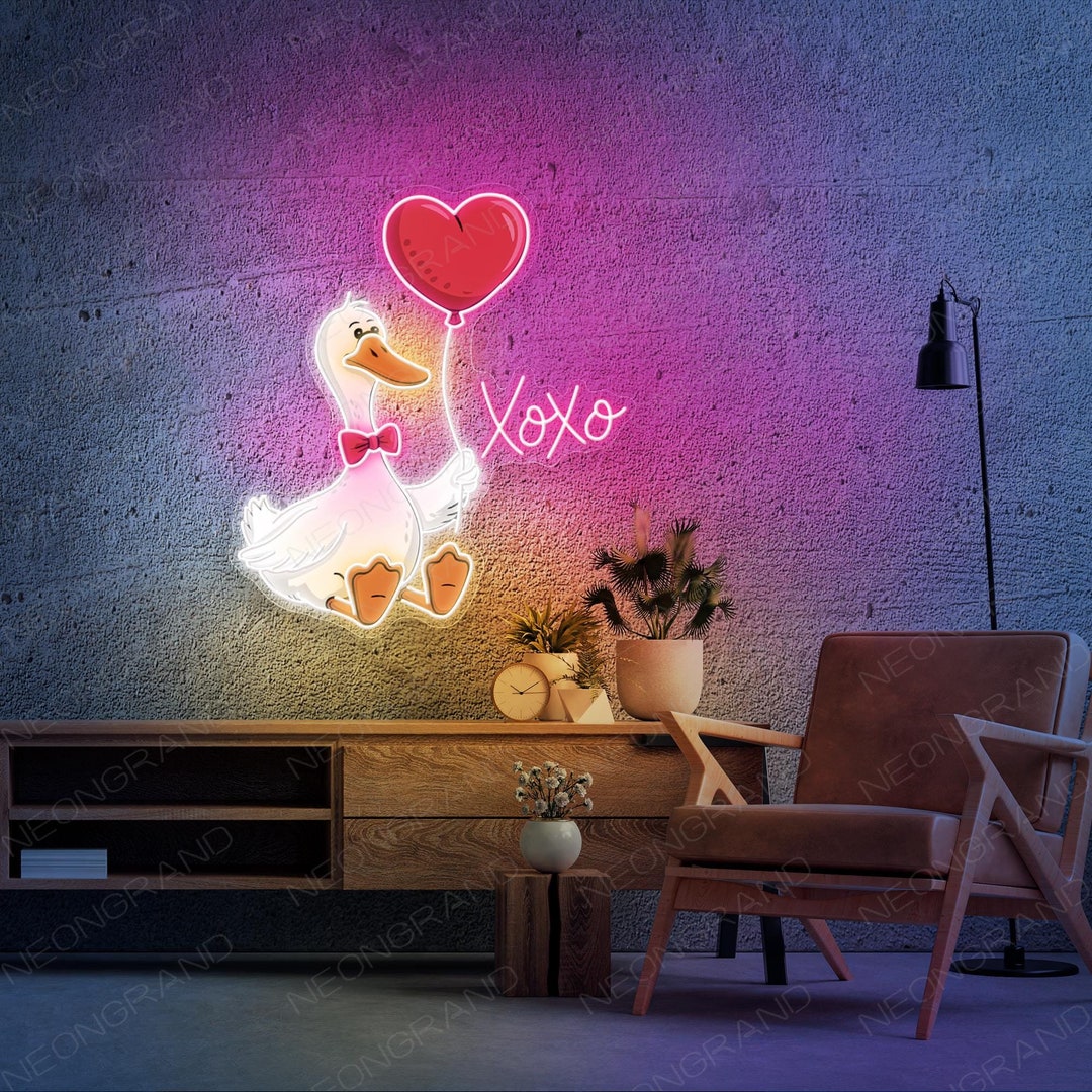 Silly Goose Sign Valentines Goose Funny Goose Sign Valentines Day Decor ...