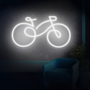 Bicycle Neon Sign, Neon Bike Sign, LED Bike Bicycle Neon Sign, Bicycle ...