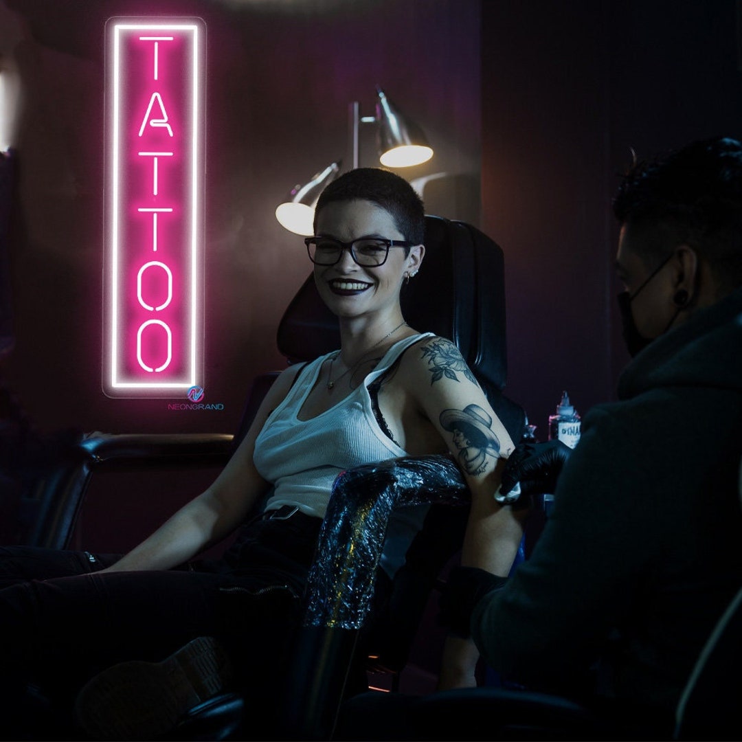 Tattoo Neon Sign Tattoo Led Sign Custom Tattoo Sign Tattoo Artist ...