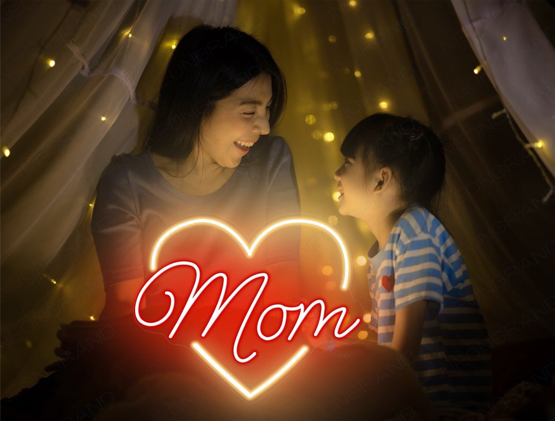 Mom Neon Sign, Mother's Day Gift for Mom, Mother Neon Sign, Best Mom ...