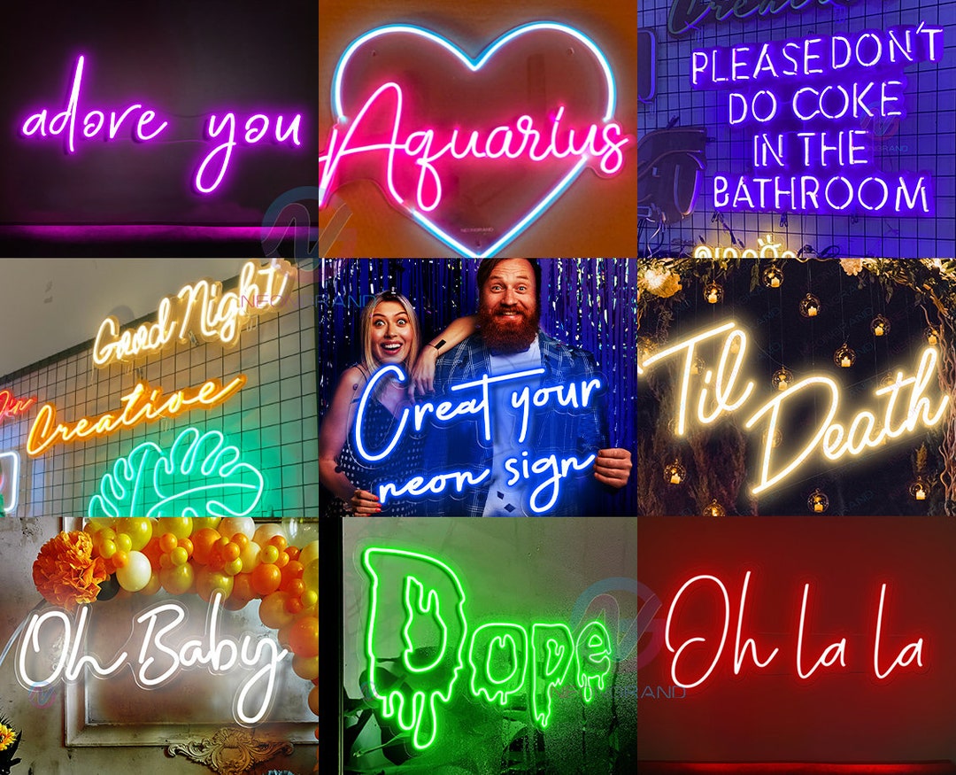 Neon Sign Custom, Led Light Sign, Personalized Neon Sign, Neon Sign ...