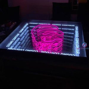 Infinity Neon Light Custom Infinity Mirror Neon Sign Custom Business ...