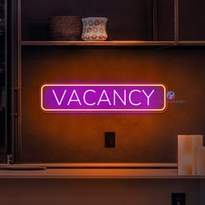 Vacancy Sign Vacancy Lighted Sign Vacancy LED Light Vacancy Neon Sign ...
