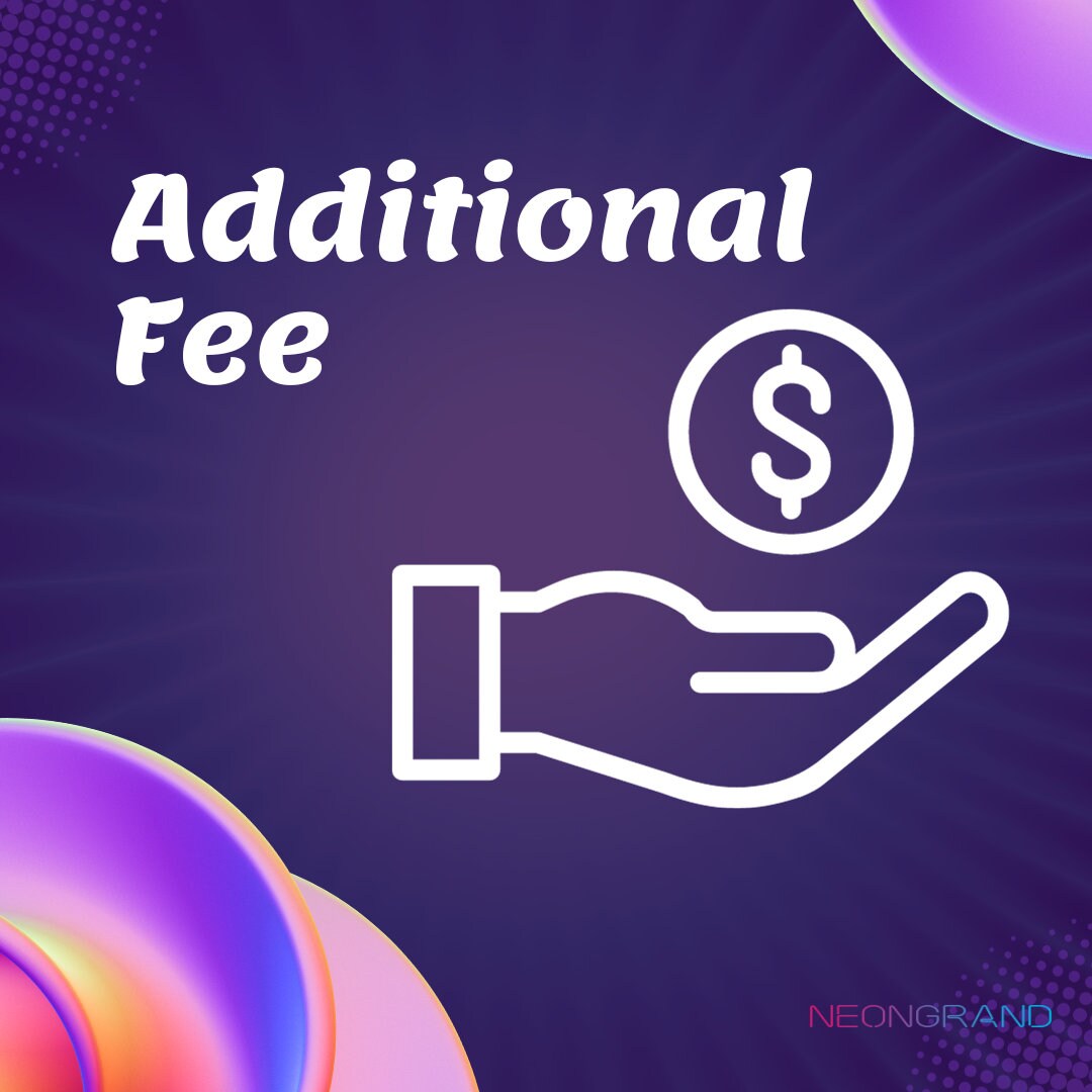 Additional Fee - Etsy UK