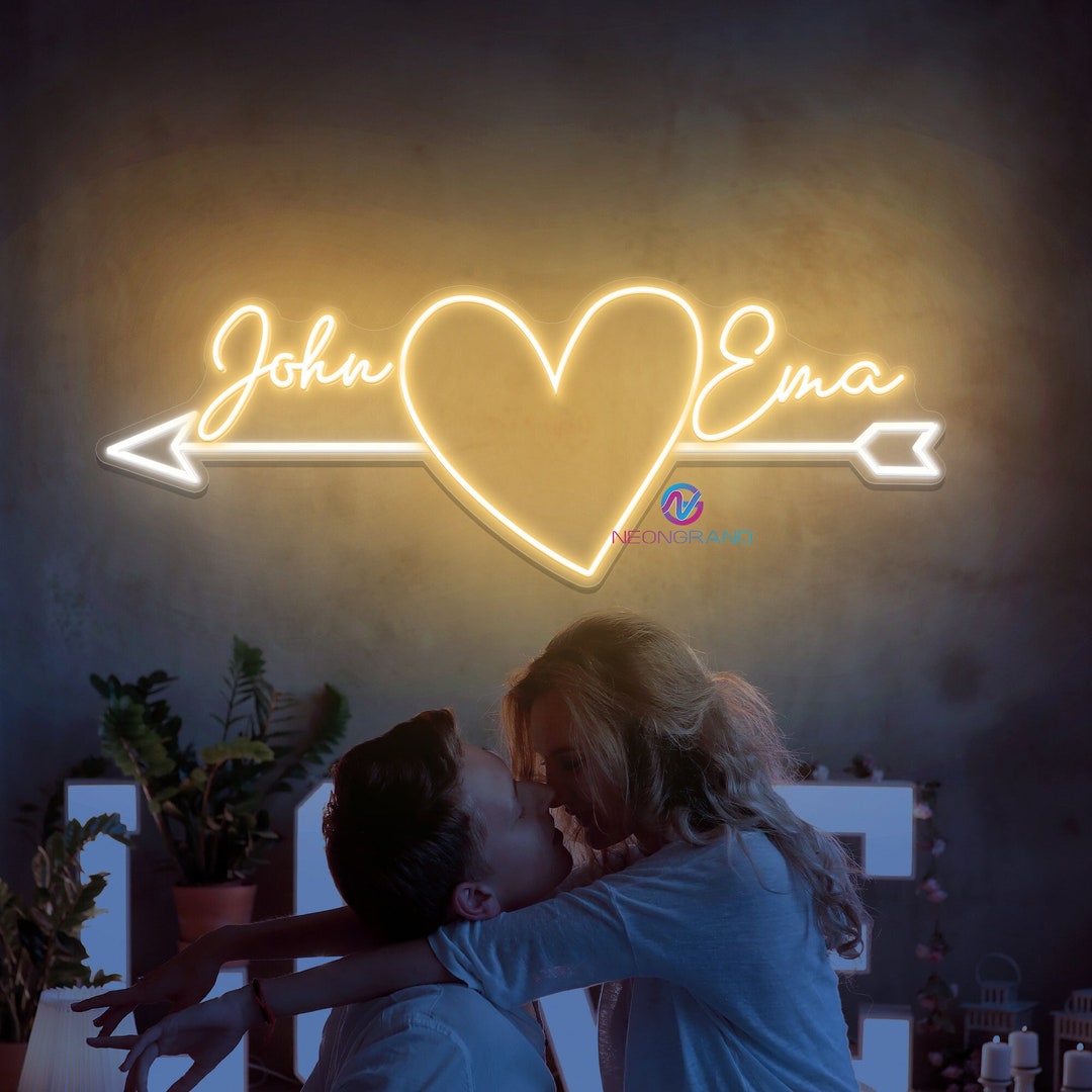 Couples Name Sign Personalized Wedding Gift Personalized Sign With ...