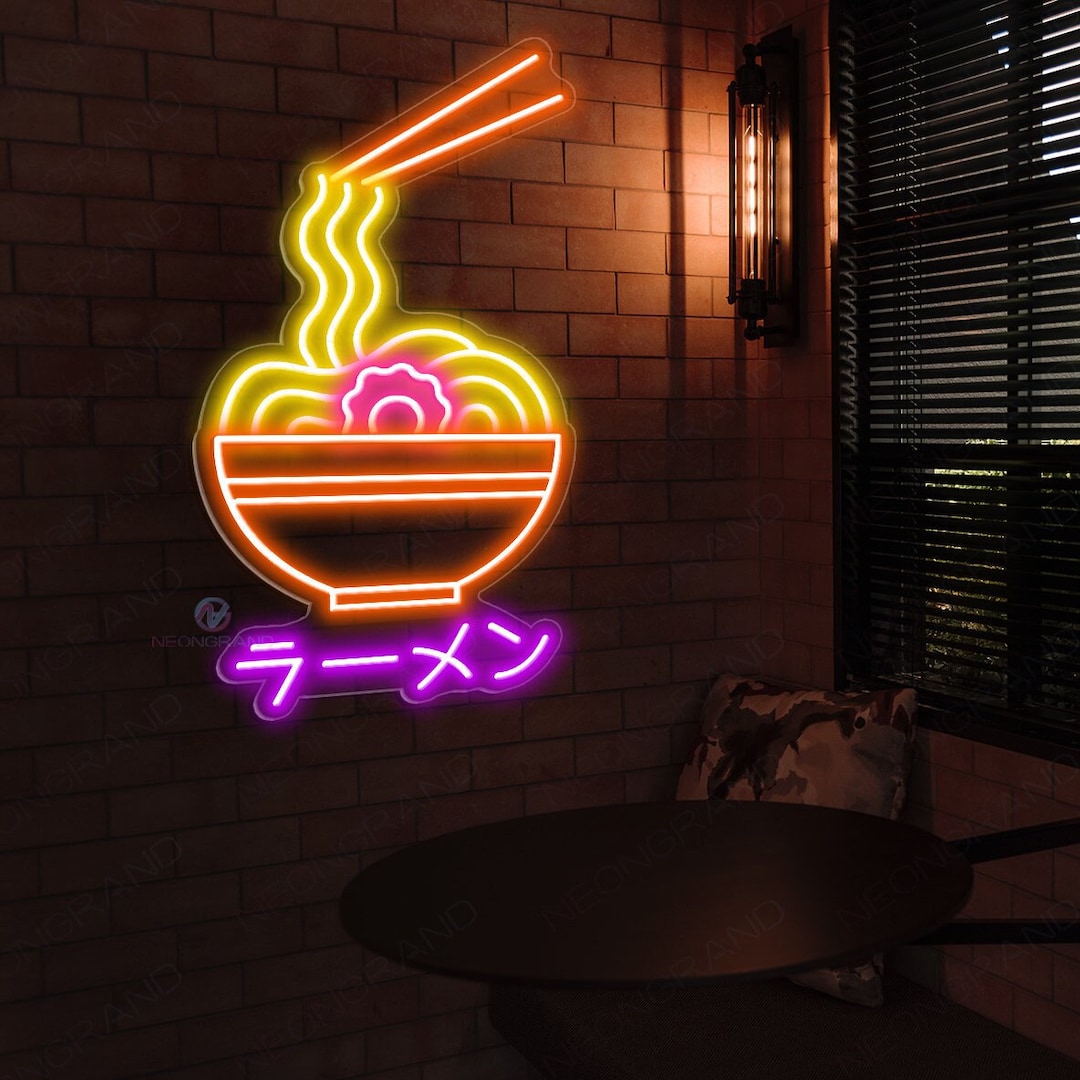 Neon Ramen Sign Ramen Neon Sign Ramen Bowl Neon Sign Japanese Neon Sign ...