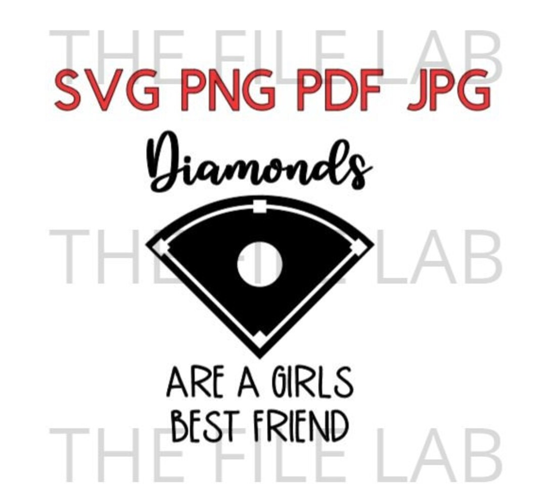 Diamonds Are A Girls Best Friend Svg, Png, Pdf, Jpg - Etsy