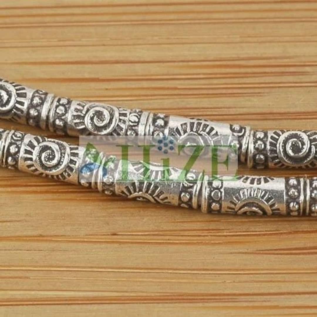 HIZE SB409 Thai Karen Hill Tribe Silver Tribal Sun Print Liquid Tube ...