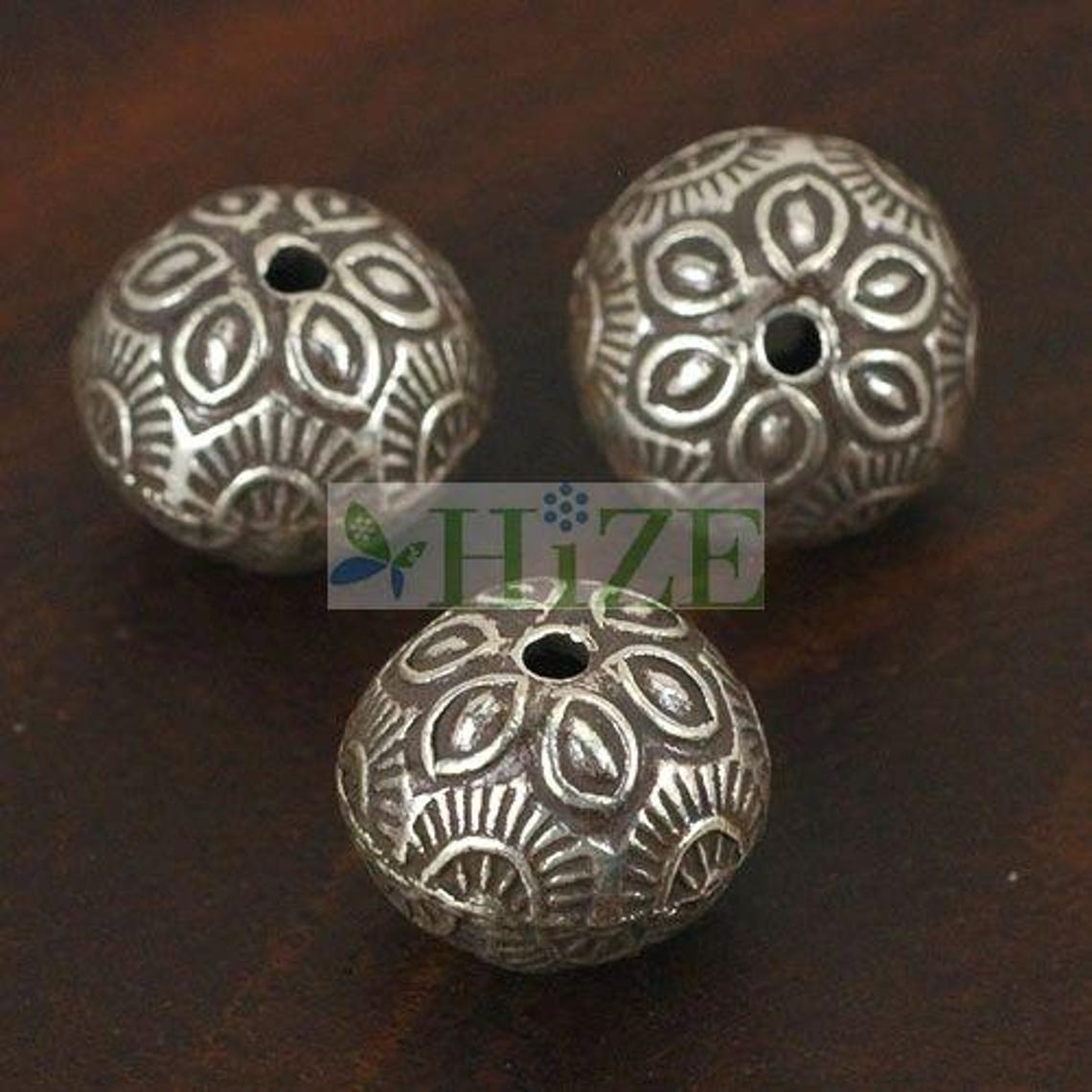 HIZE SB040 Thai Karen Hill Tribe Silver Ornate Tribal Floral Flower ...