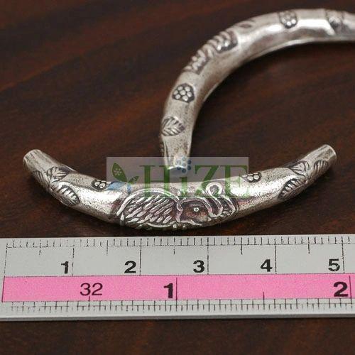HIZE SB551 Thai Karen Hill Tribe Silver Tribal Ethnic Elephant Curve ...