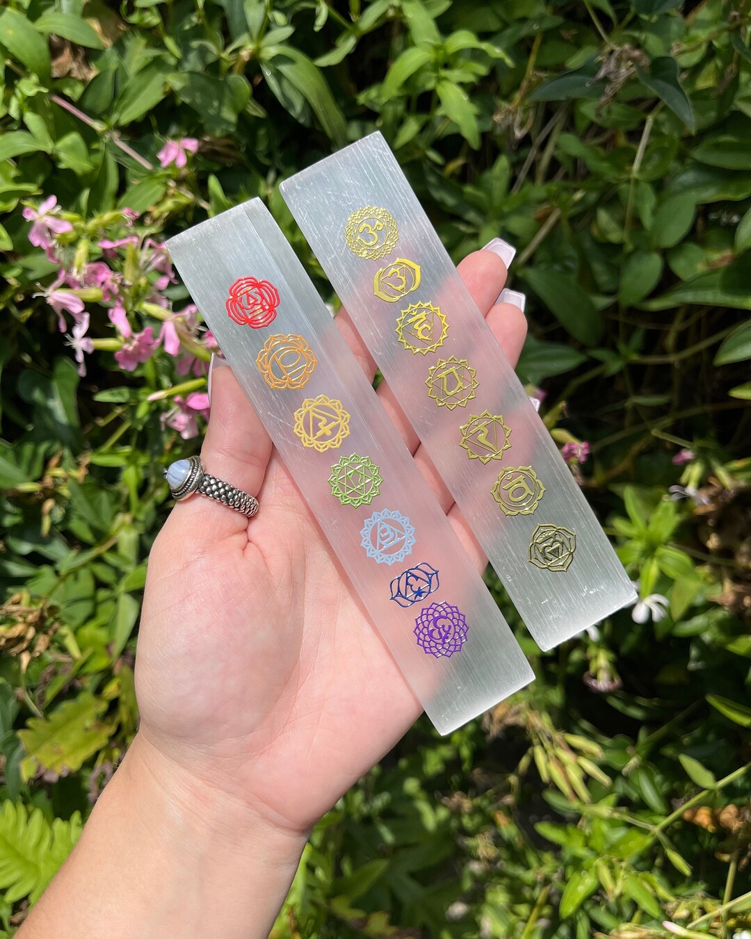 Selenite Chakra Charging Plates | Satin Spar, Crystal Charging Plate ...