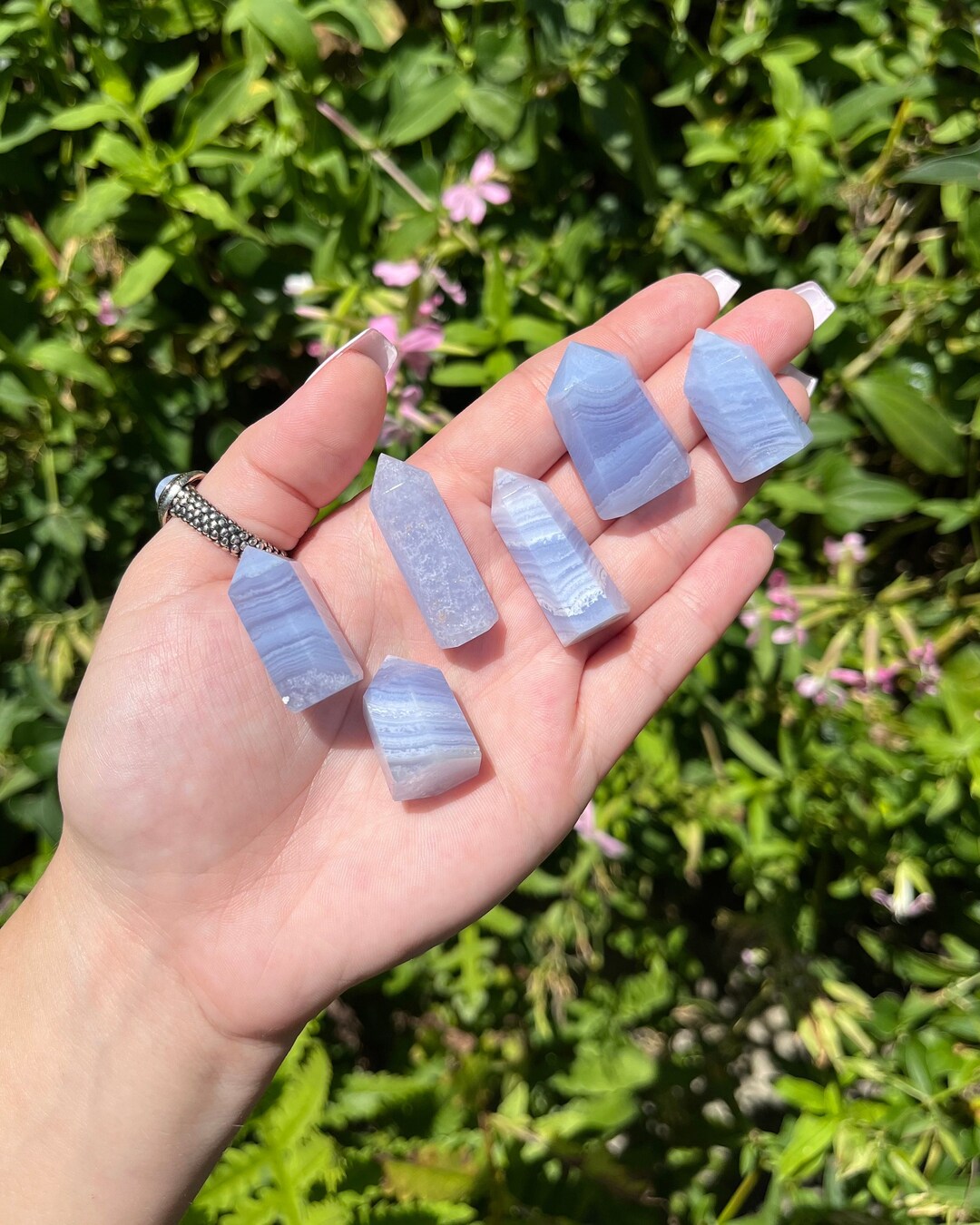 Blue Lace Agate Points | Crystal Points, Mini Towers, High Quality ...