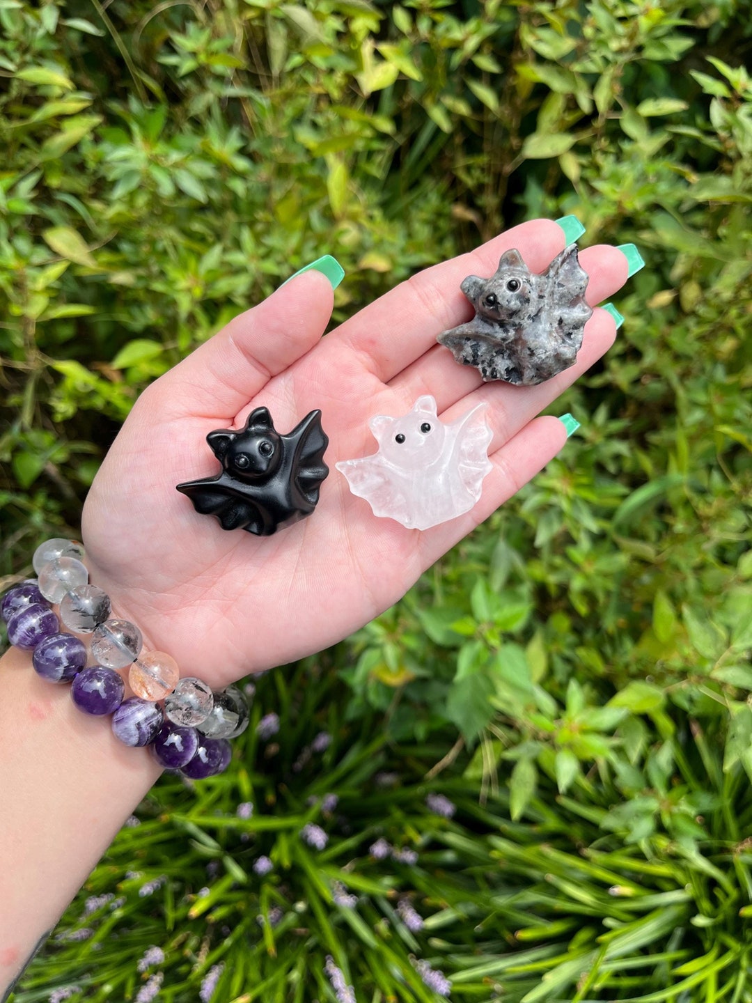 Crystal Bat Carvings | Crystal Carvings, Animals, Halloween, Spooky ...